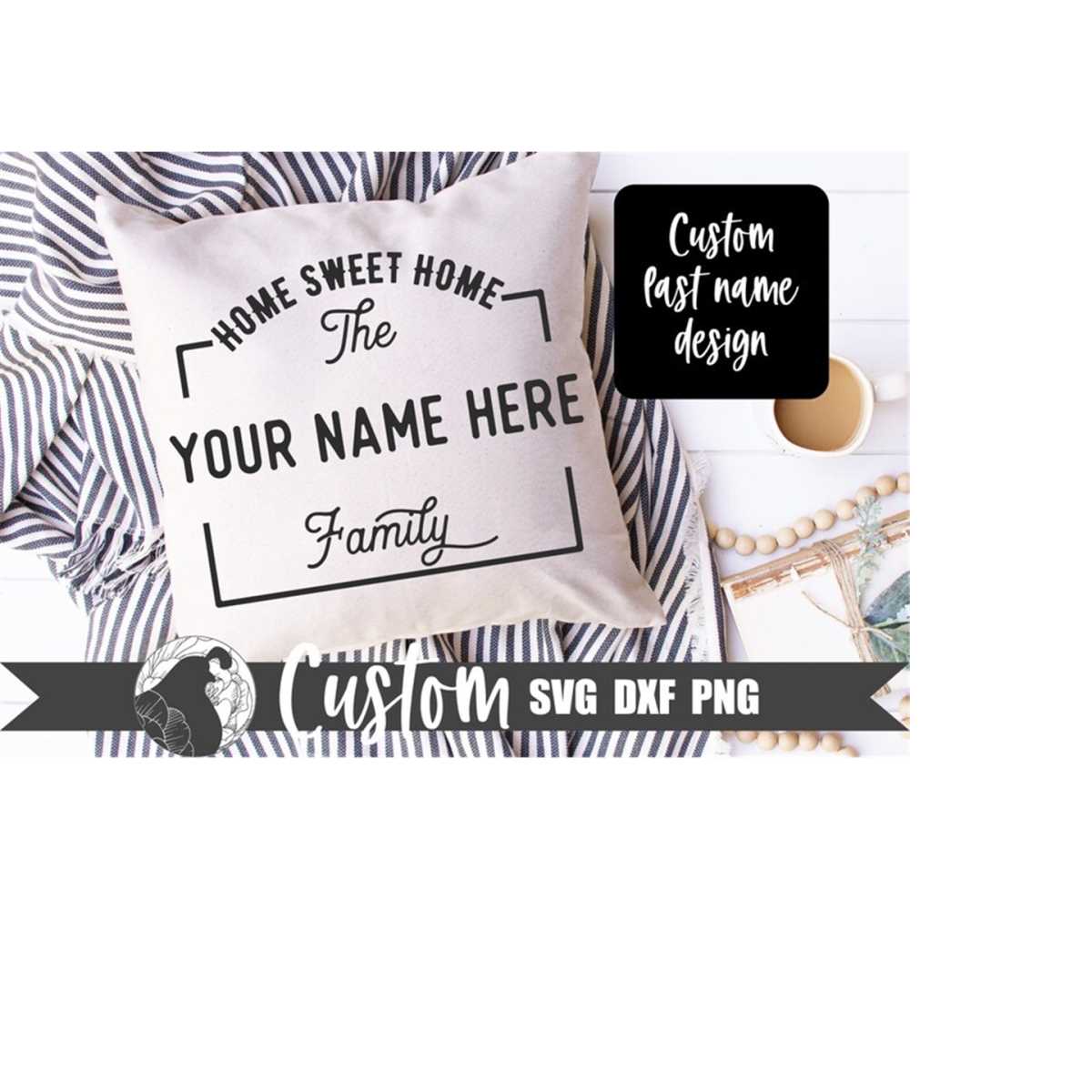 CUSTOM family name svg, last name svg, home sweet home, farm | Inspire ...