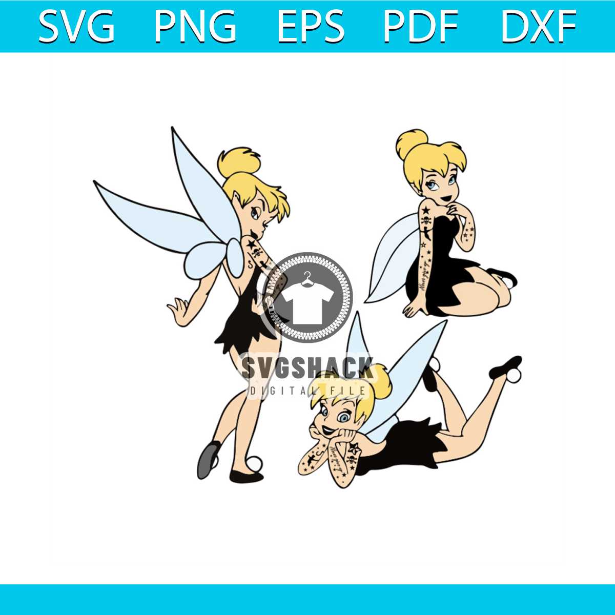 Punk Tinkerbell Svg, Disney Svg, Tinkerbell Svg, Pretty Tink | Inspire ...