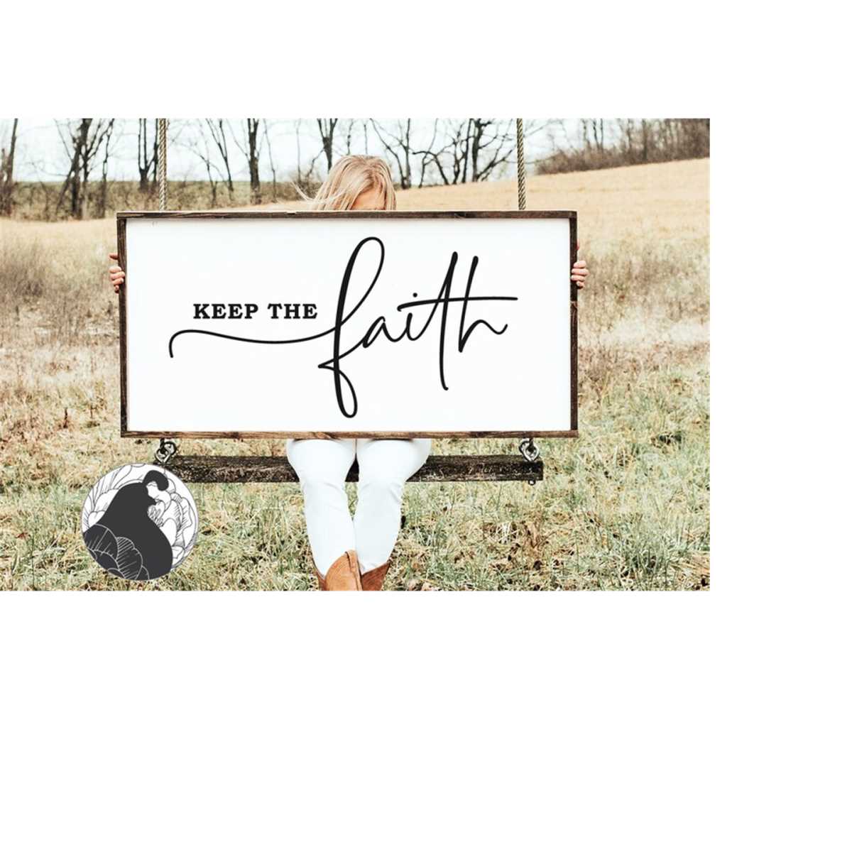 Keep the Faith SVG, Christian Sign SVG, Bible Quote, Farmhou | Inspire ...
