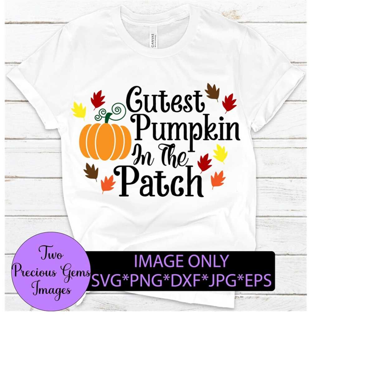 Cutest Pumpkin In The Patch, Kids Halloween svg, Girls Hallo | Inspire ...