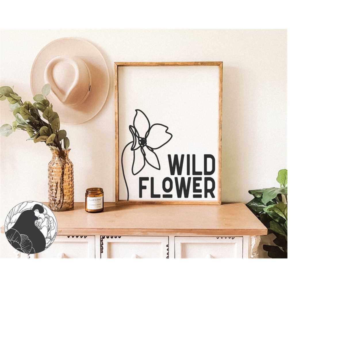 Wildflower svg, Boho svg, Bohemian Cut File, Farmhouse Sign | Inspire ...