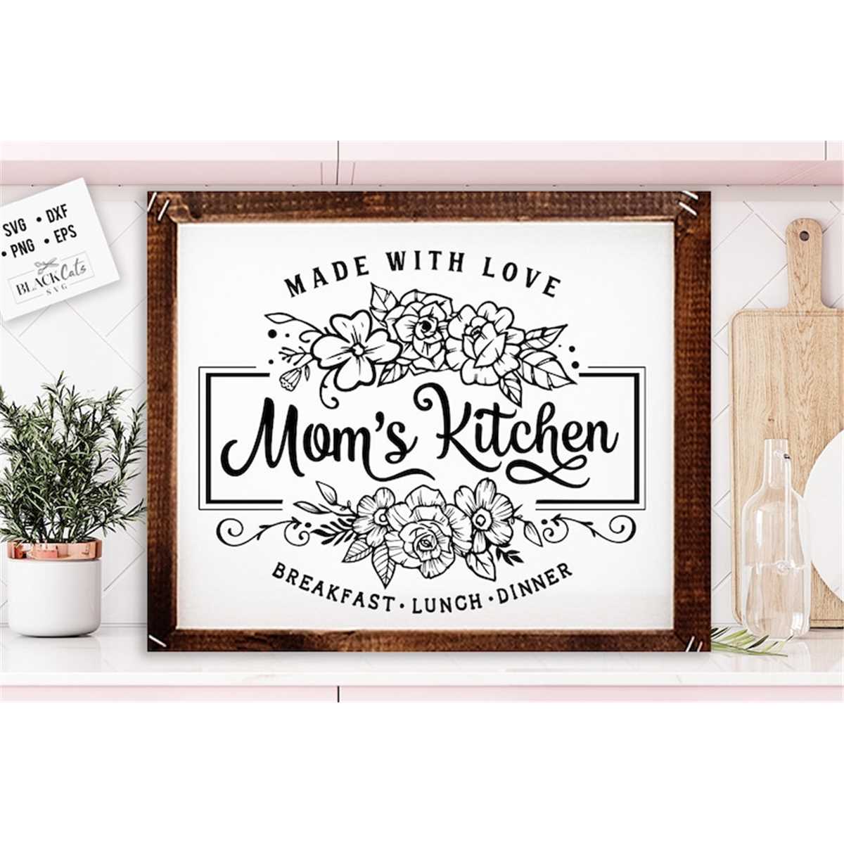 Mom's kitchen SVG, Mum's kitchen svg, Mama's kitchen svg, Ki | Inspire ...