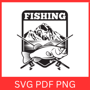 Fishing Logo Vector SVG, Fish logo Svg, Fish Hook Svg | Inspire Uplift