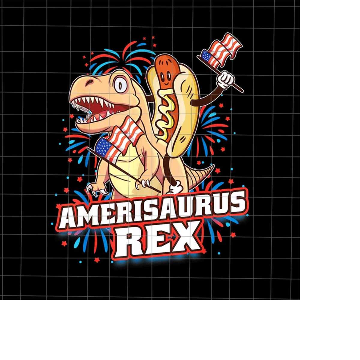 Amerisaurus Rex Png, T Rex Dinosaur 4th Of July Png, T Rex D | Inspire ...