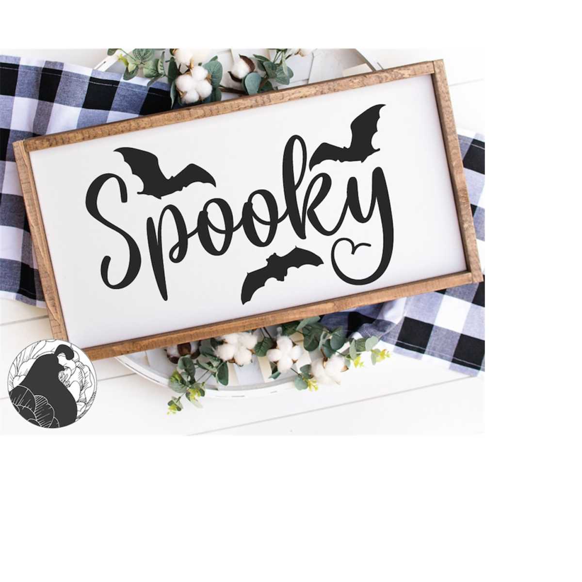 Spooky svg, Halloween Sign svg, Bats svg, Fall Sign svg, Hal | Inspire ...