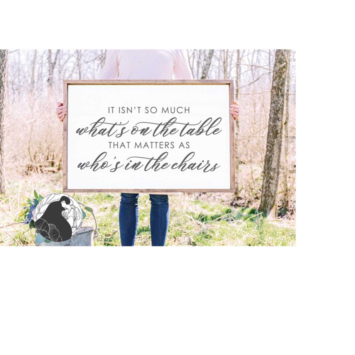 It Isn't So Much What's On the Table svg, Farmhouse Sign svg | Inspire ...