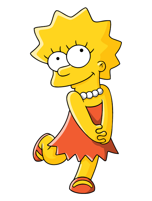 The Simpsons. Lisa Simpson. SVG, PNG, JPG files. Digital dow - Inspire ...