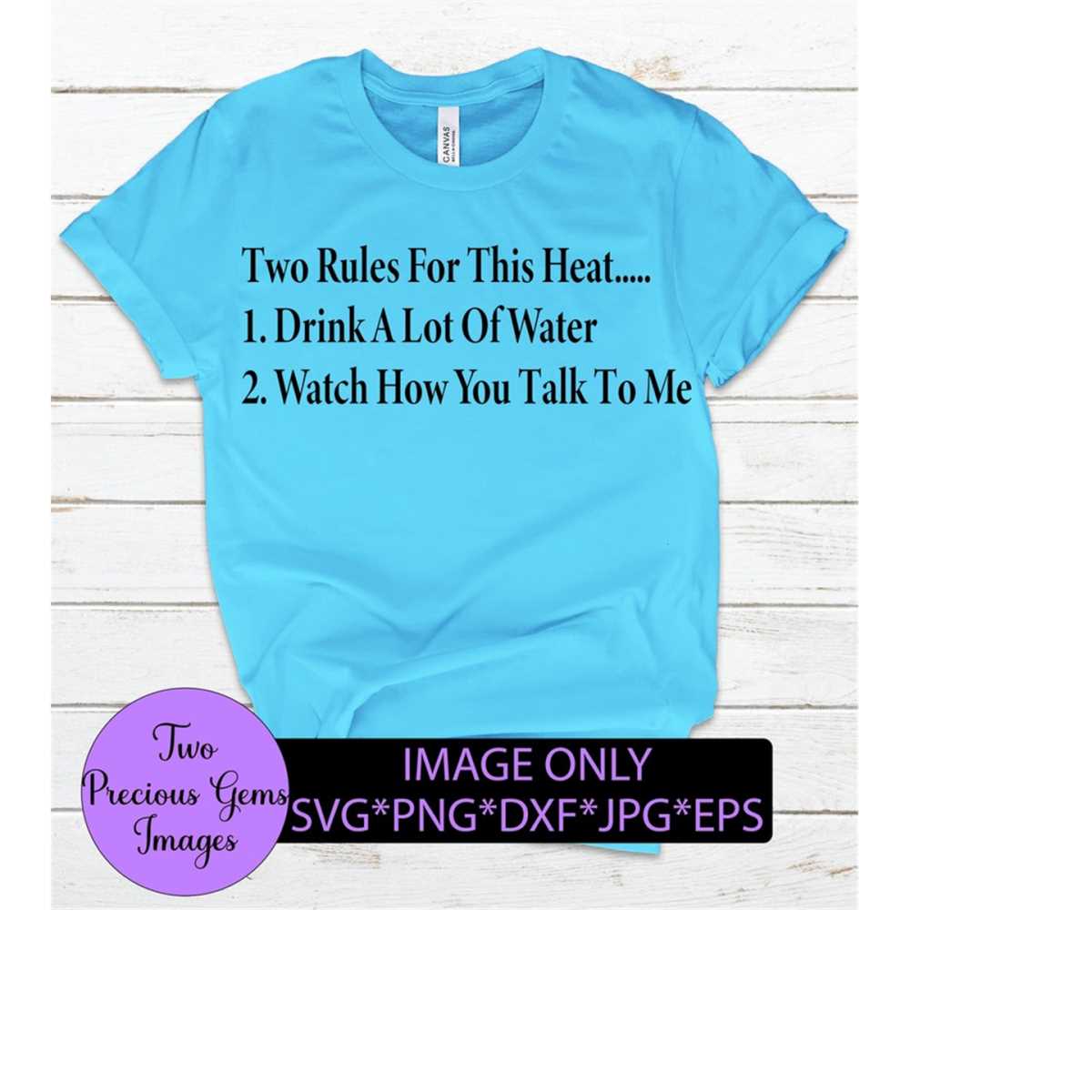 Two Rules for this heat. Drink lots of water. Watch how you | Inspire ...