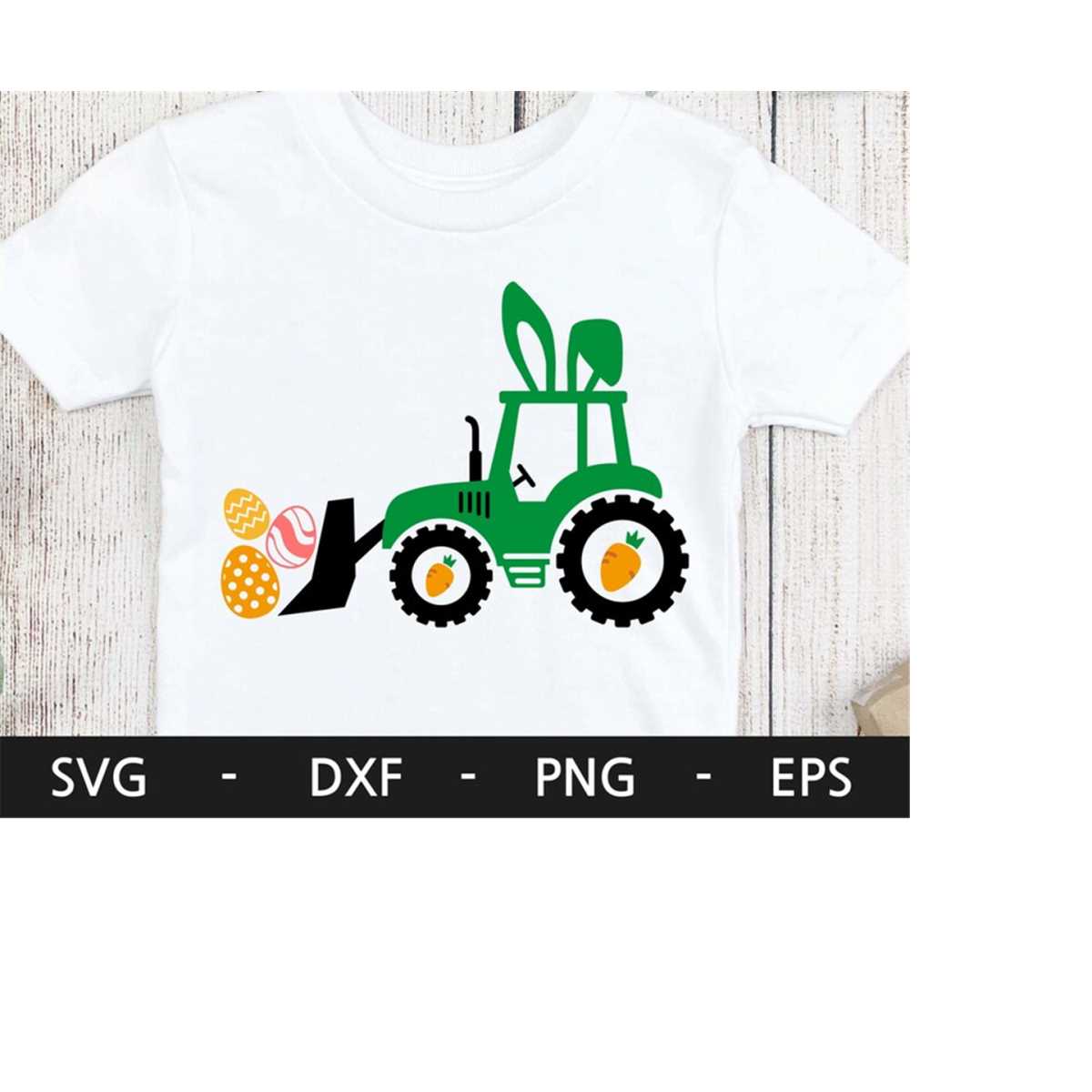 Easter Bunny Tractor svg,Easter Tractor svg, Boy's Easter sv | Inspire ...