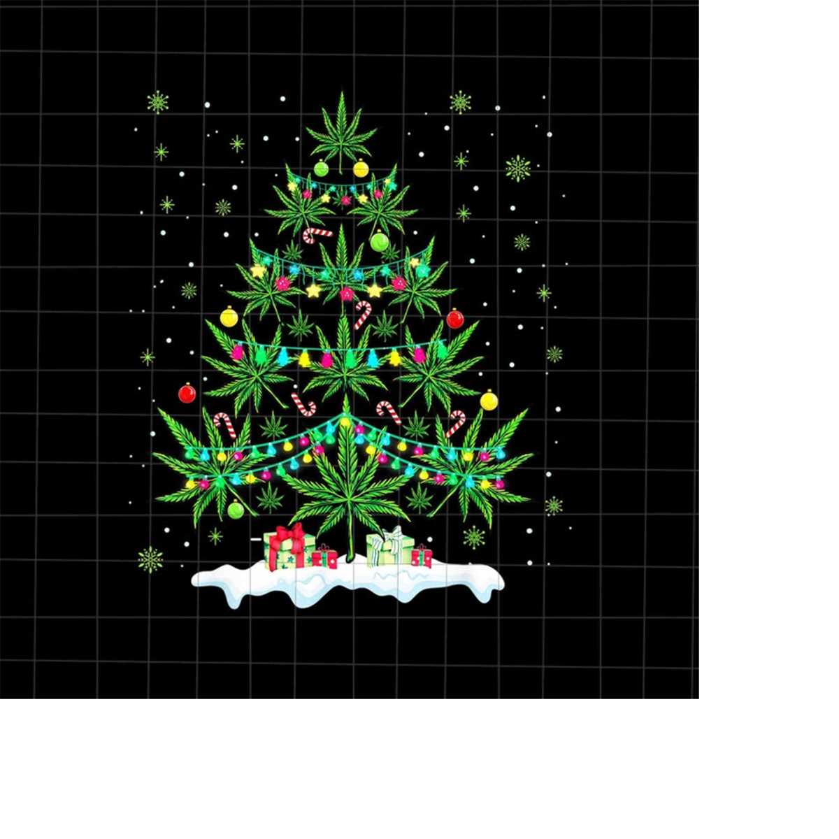 Cannabis Christmas Tree Png, Xmas Smoking Weed Png, Cannabis - Inspire ...