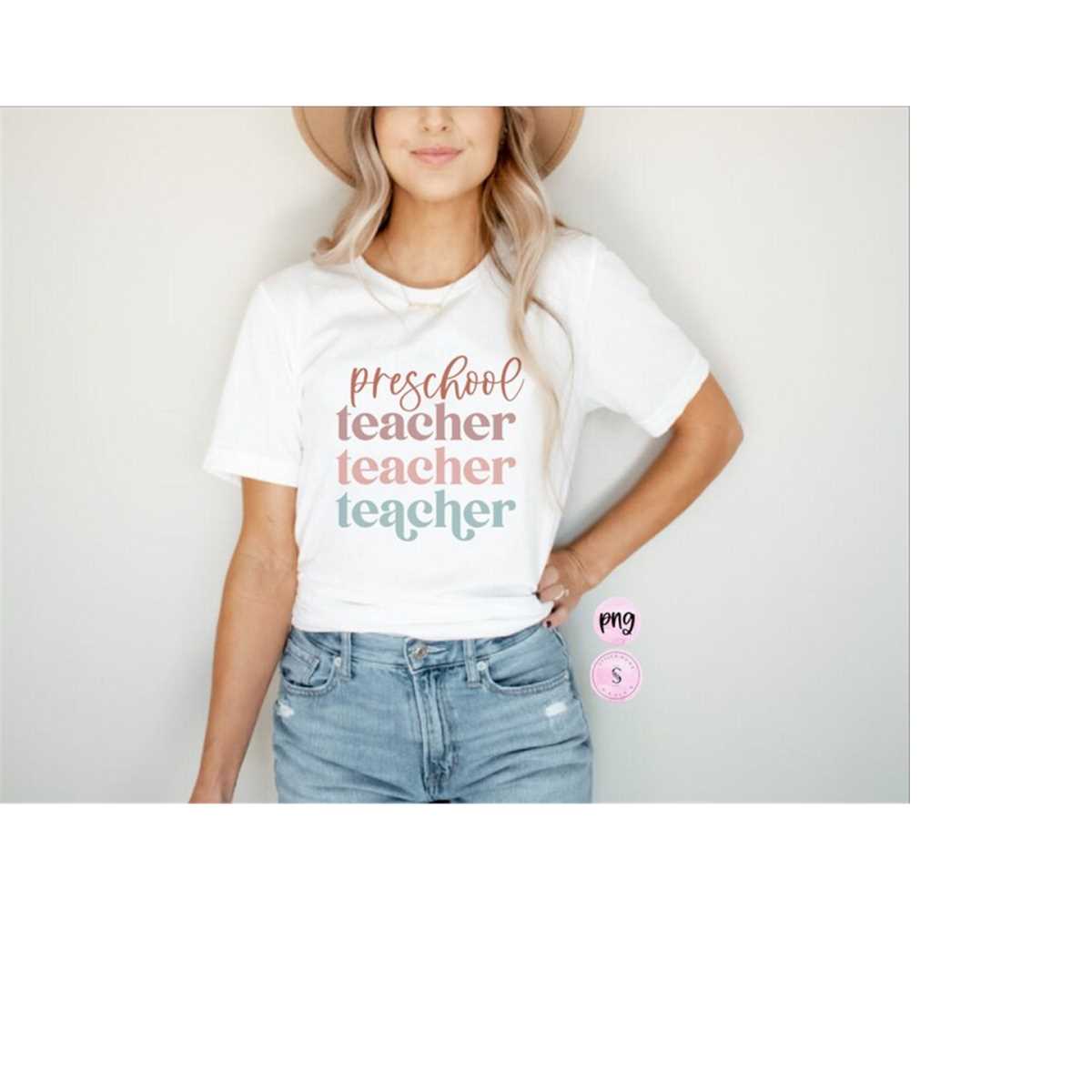 Preschool Teacher, Pre-K Teacher, Back to School SVG, Teache | Inspire ...