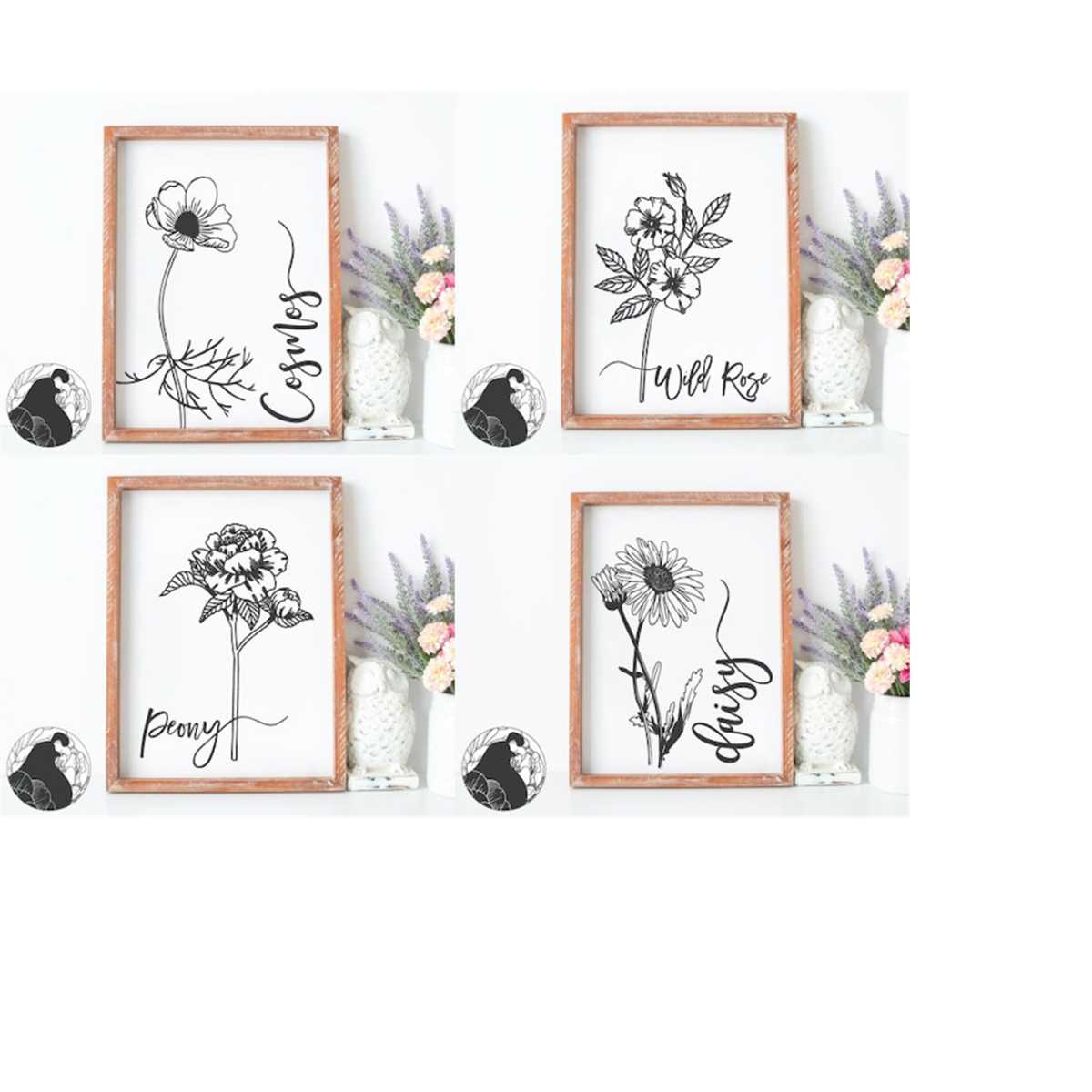 SVG Bundle, Flower svg, Floral svg, Wild Flower svg, Botanic - Inspire ...