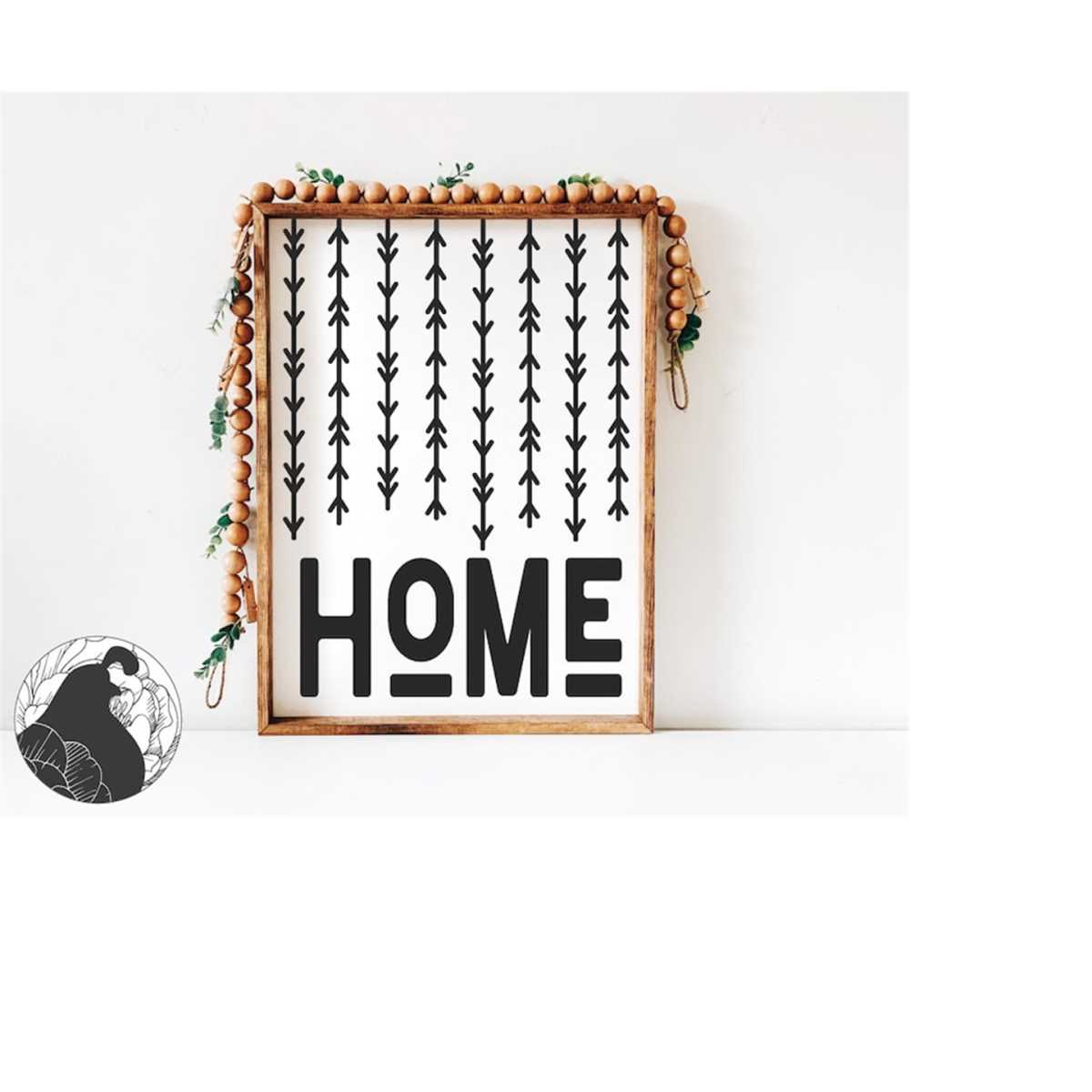 Home svg, Boho svg, Bohemian Cut File, Farmhouse Sign svg, C | Inspire ...