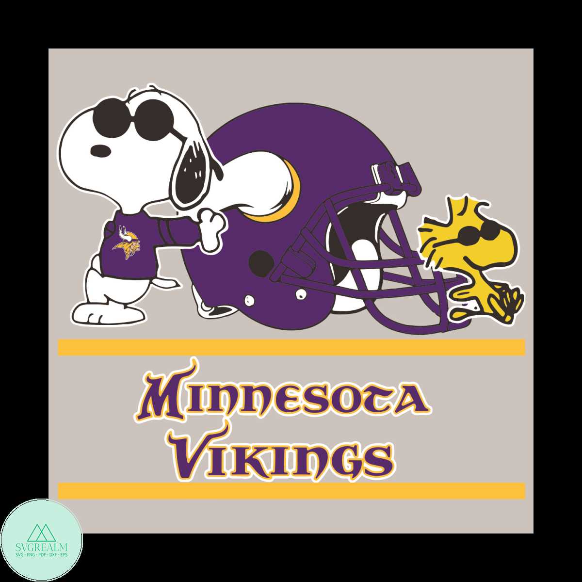 Minnesota Vikings Snoopy Woodstock Svg, Sport Svg, Minnesota | Inspire ...