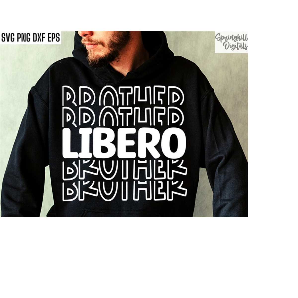 Libero Brother | Volleyball Bro Svg | Varsity Volleyball Png | Inspire ...
