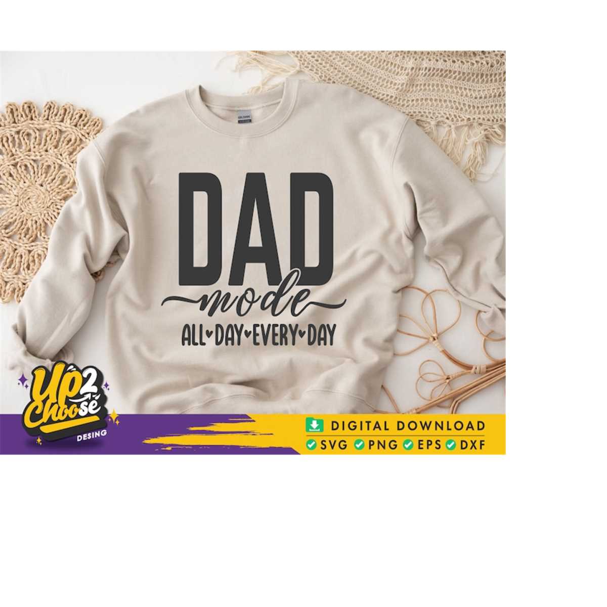 Dad mode all day every day svg, father's day svg, Dad life s | Inspire ...