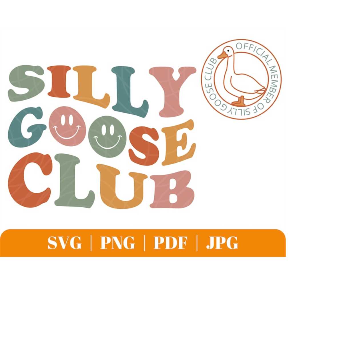 Silly Goose Club Sweatshirt Png, Unisex Silly Goose Svg, Sil | Inspire ...