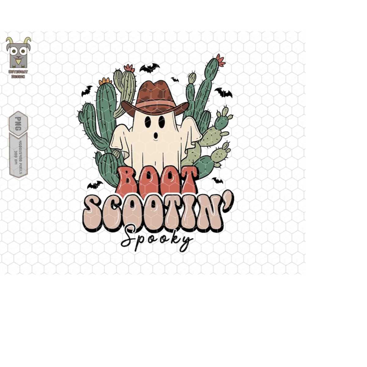 Boot Scootin' Spooky Png, Halloween Spooky Png, Western Hall | Inspire ...