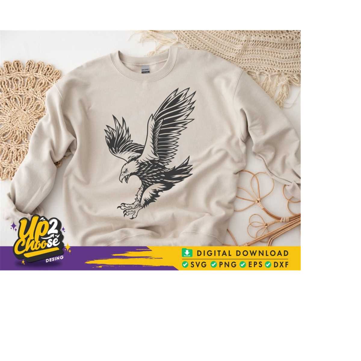 Eagle Svg, Eagle attack Svg, Bald Eagle Svg, American Bald E | Inspire ...