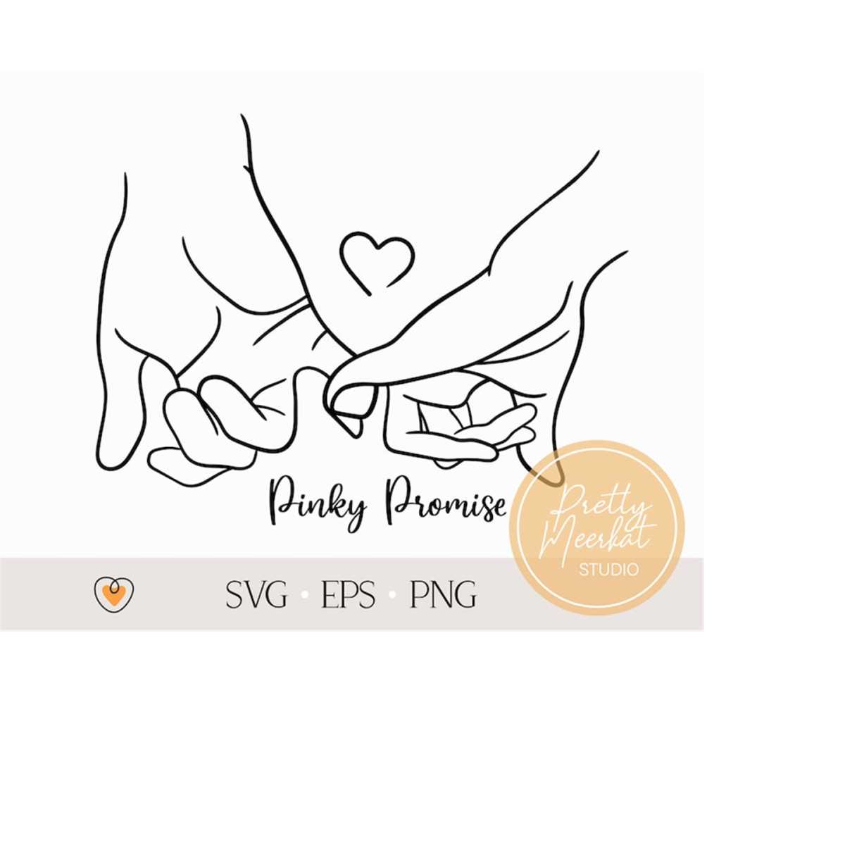 Pinky Promise svg, Couple svg, Wedding svg, Love svg, png fi | Inspire Uplift