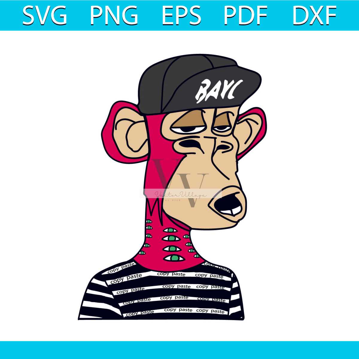 Bored Ape Yacht Club Svg, Trending Svg, NFT Svg, BAYC Svg, M | Inspire ...