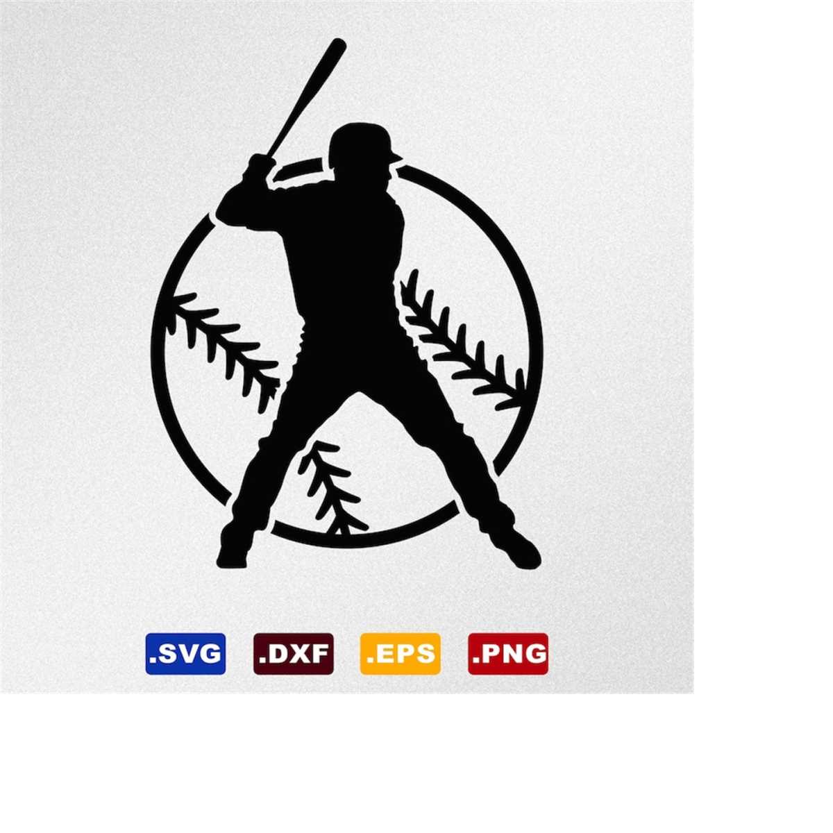 Baseball Player Ball Stitches, Svg, Dxf, Eps Vector Files fo | Inspire ...