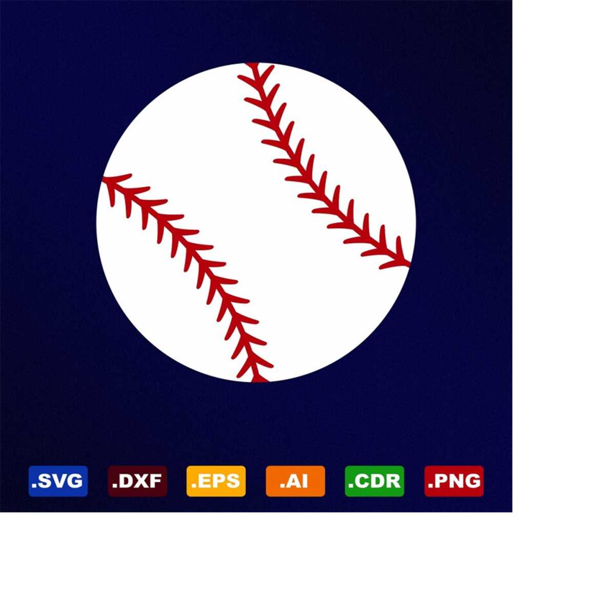 Baseball Ball Stitches Svg, Dxf, Eps, Ai, Cdr Vector Files f | Inspire ...