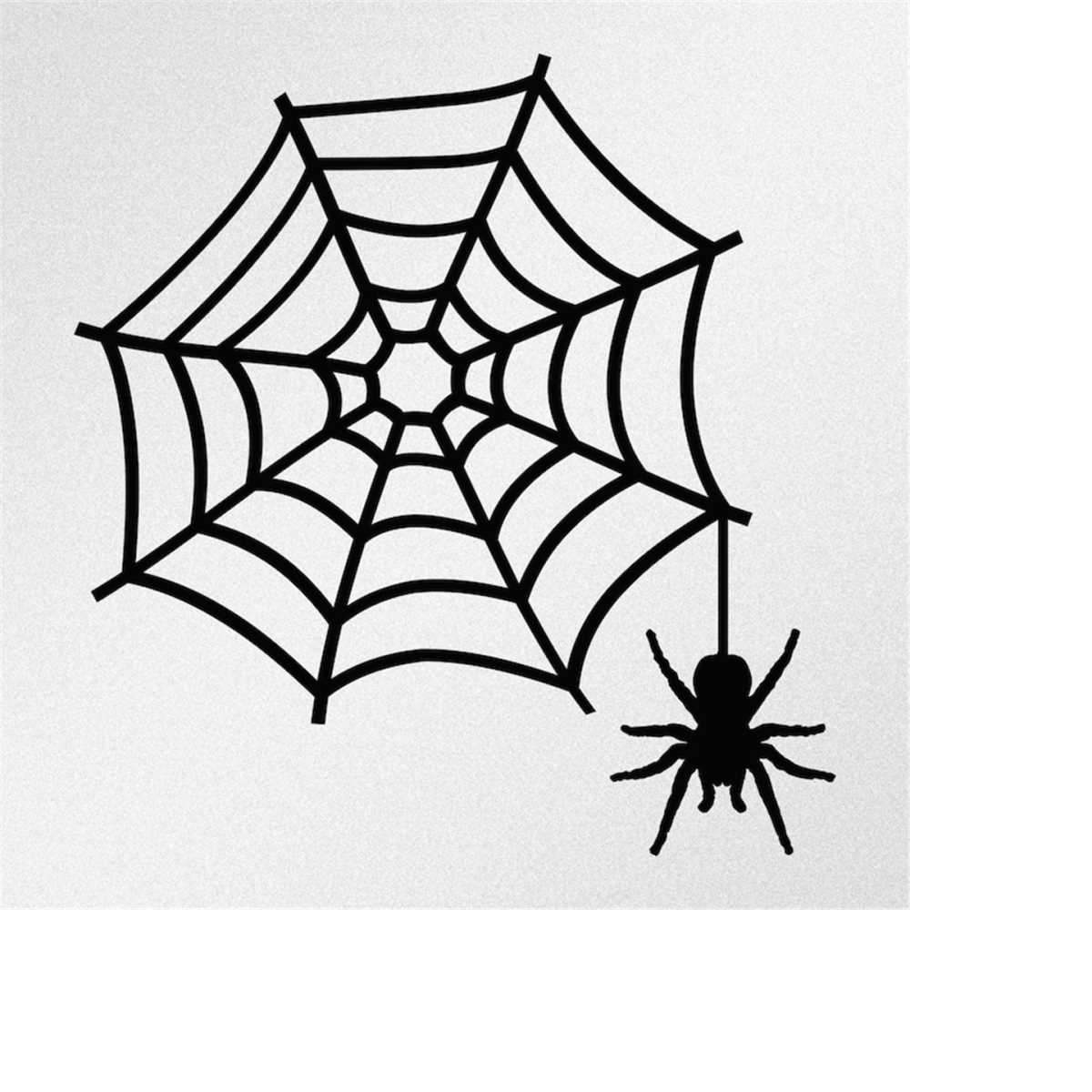 Halloween Spider Spiderweb Vinyl Decal Sticker | Inspire Uplift