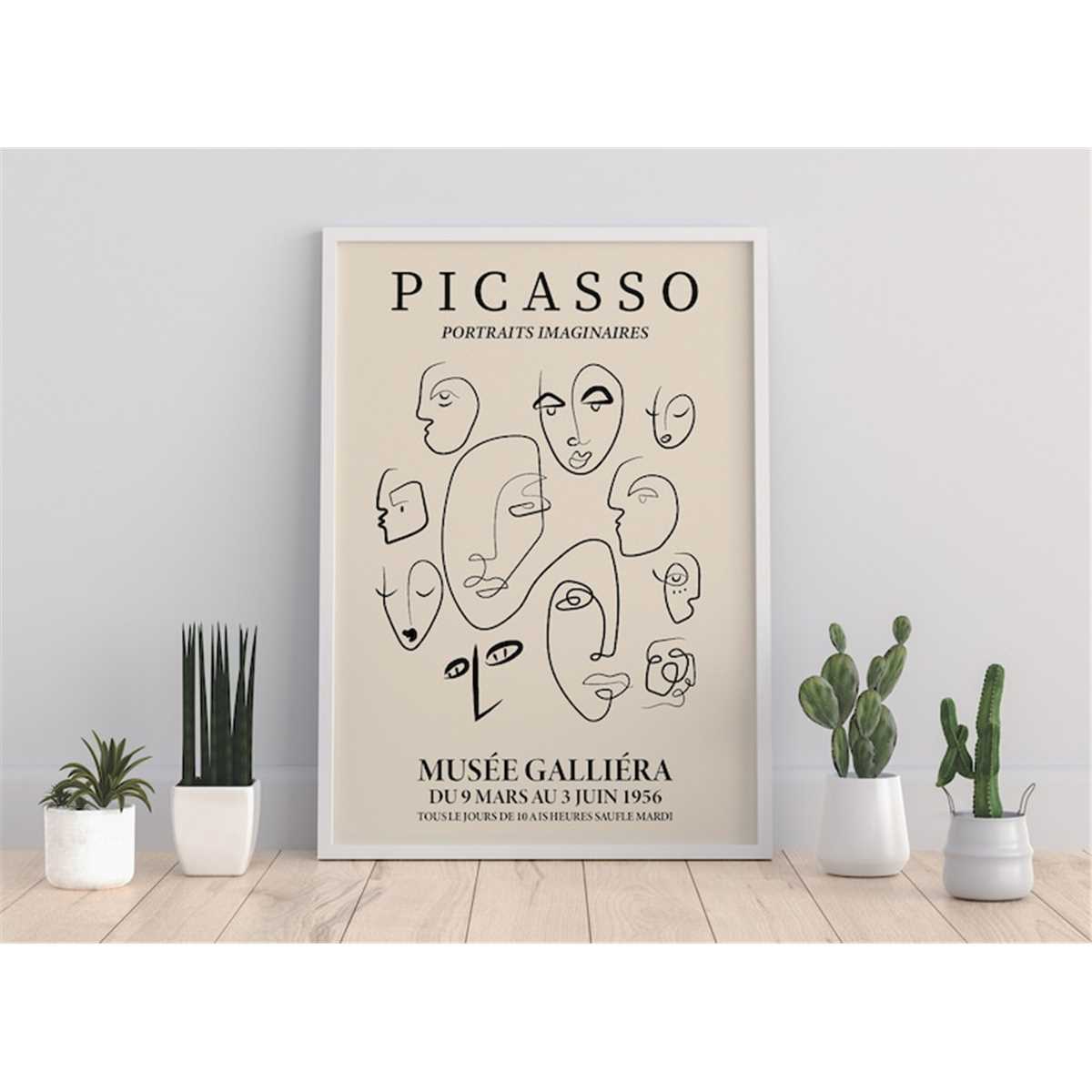 Printable Pablo Picasso Wall Art, Downloadable Exhibition Pr | Inspire ...