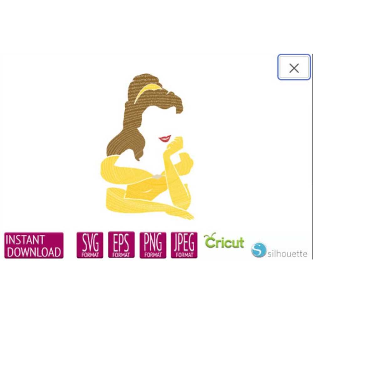 Svg Floral Frame with flowers Belle Beauty Png, Cartoon Prin | Inspire ...