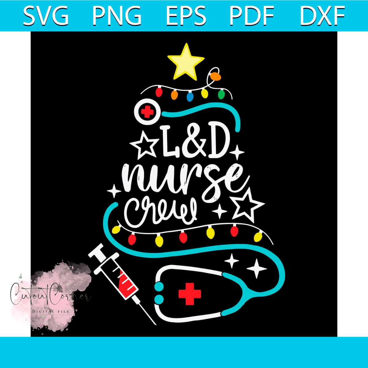 Nurse Crew Merry Christmas Labor And Delivery Nursing Xmas S | Inspire ...