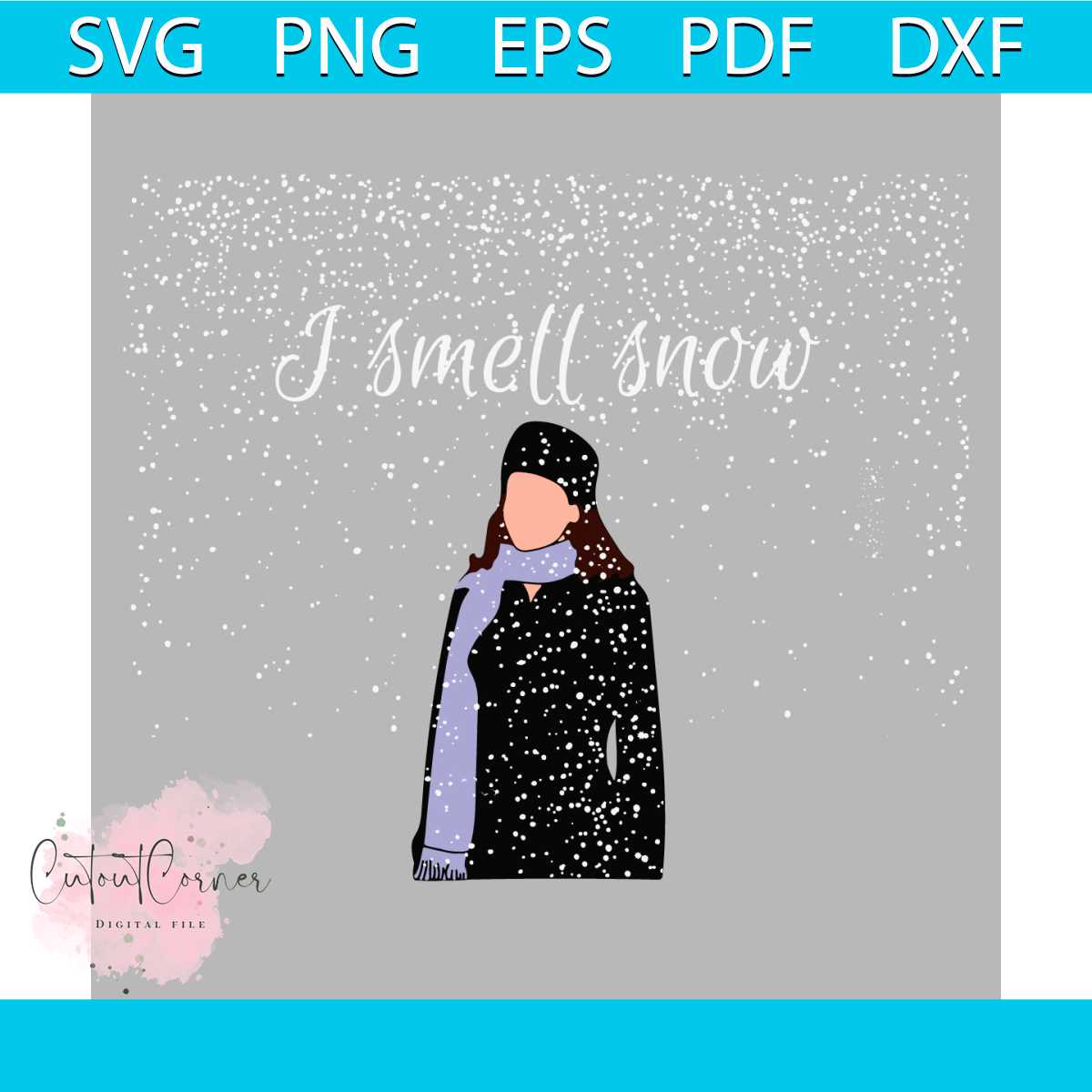 I Smell Snow Svg, Trending Svg, Lorelai Gilmore Svg, Snow Sv | Inspire ...