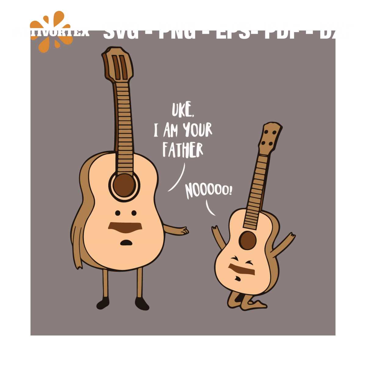 Uke I Am Your Father Ukulele Guitar svg, Father's Day Svg, U | Inspire ...