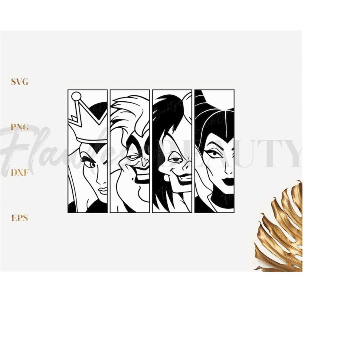 Villains Wicked SVG, Villain Bad Witches Club PNG, Bad Girls | Inspire ...