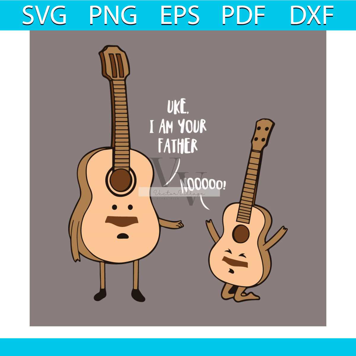 Uke I Am Your Father Ukulele Guitar svg, Father's Day Svg, U | Inspire ...