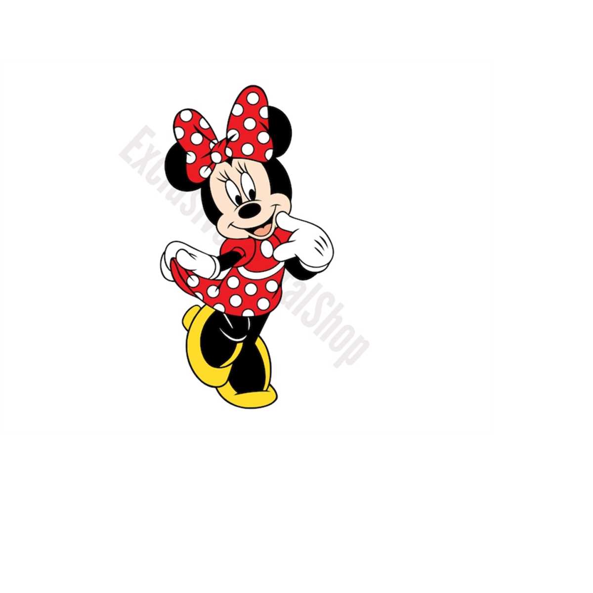 Minnie Mouse Cute SVG, Minnie Mouse SVG, Cut File - Digital | Inspire ...