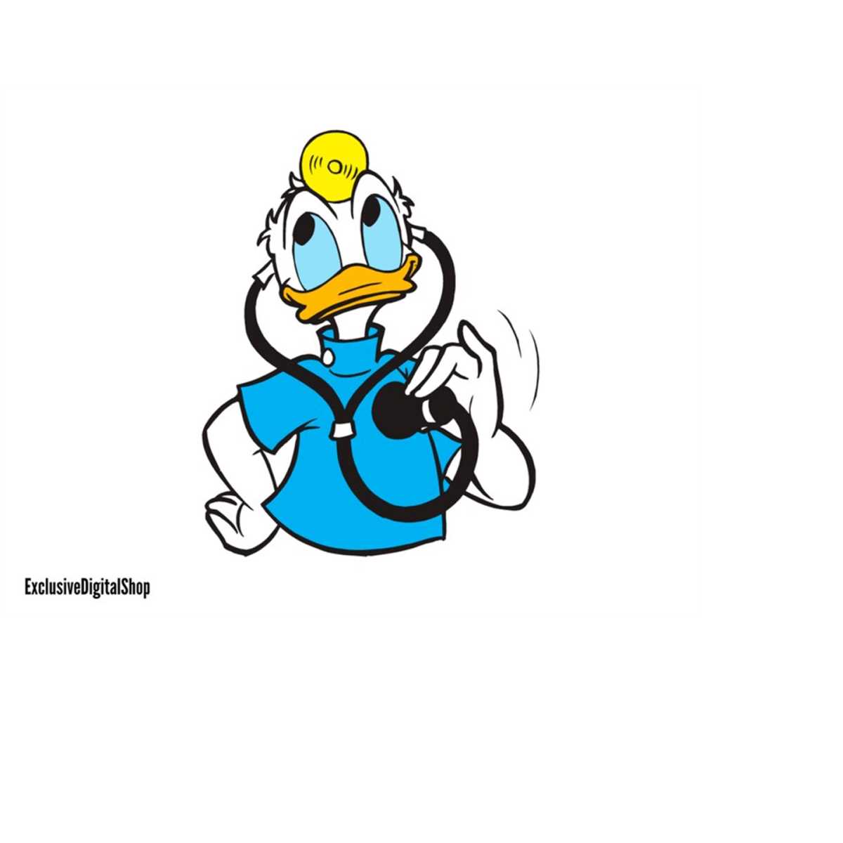Donald Duck Doctor SVG, Donald SVG, Cut File - Digital Downl | Inspire ...