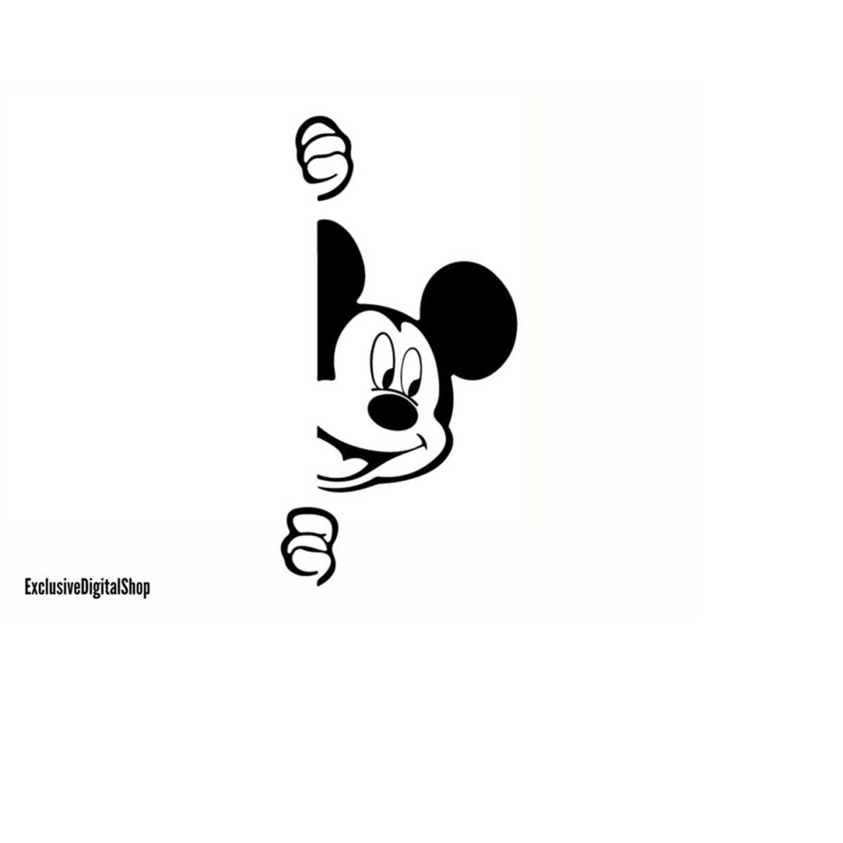 Mickey Mouse Head SVG, Mouse SVG, Cut File - Digital Downloa | Inspire ...