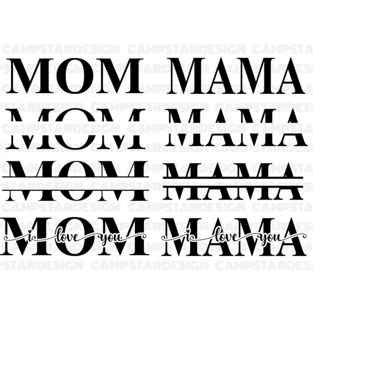 Mom SVG, Mother svg, Mother's Day SVG, mom split name frame | Inspire ...