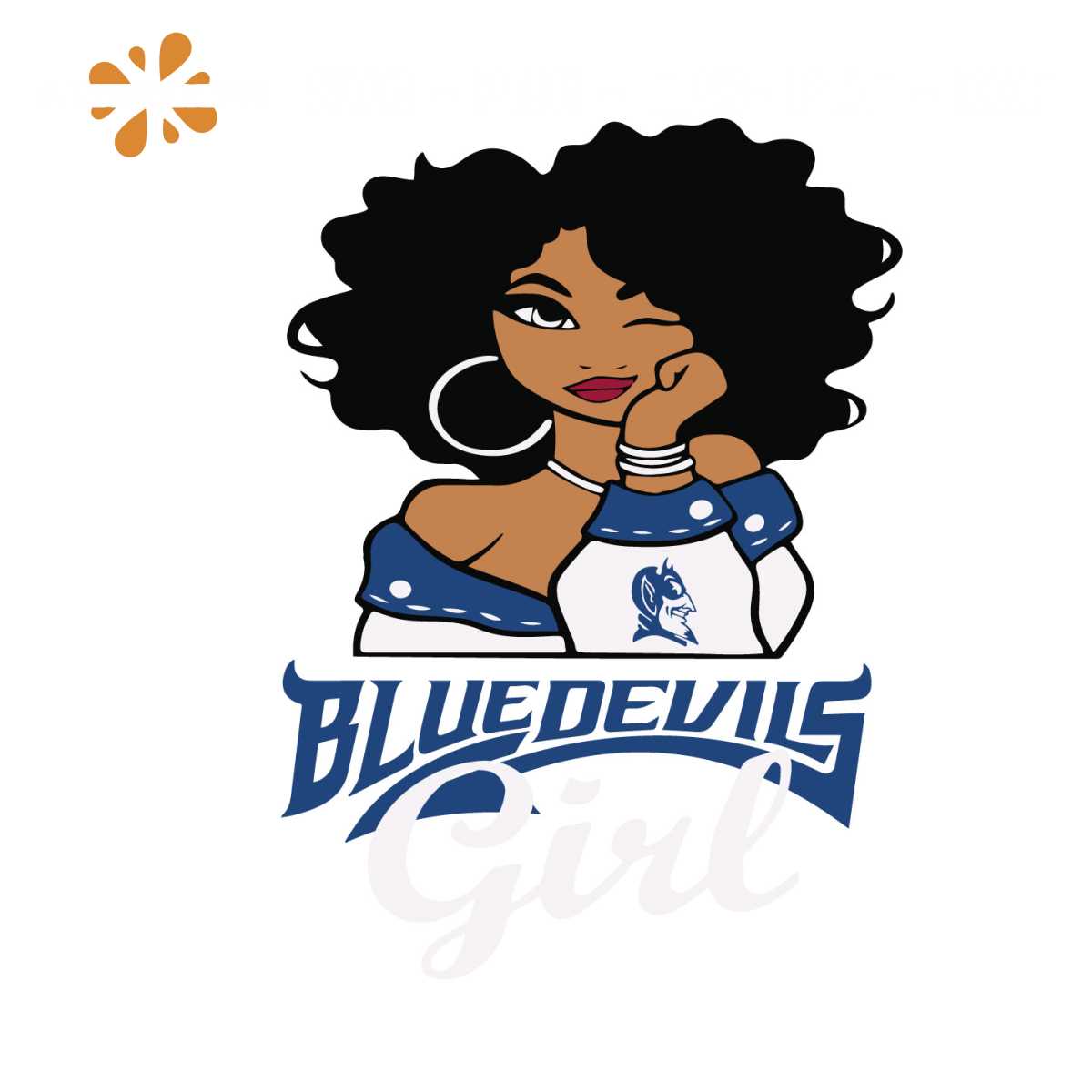 Duke Blue Devils men's basketball Girl Svg, Sport Svg, Ncca | Inspire ...