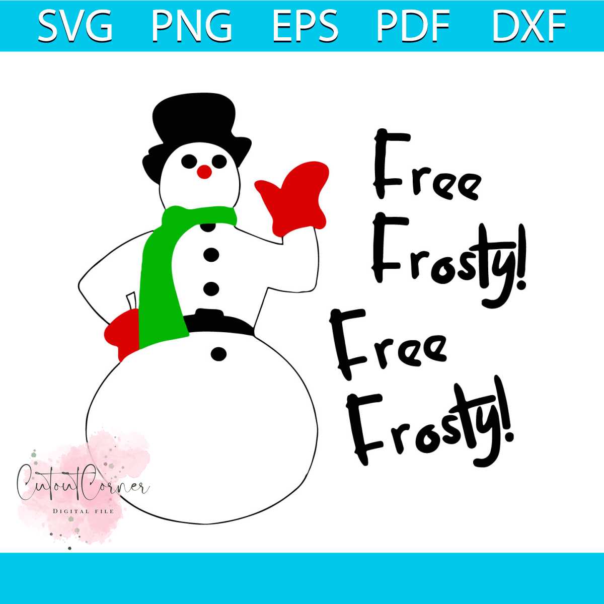 Free Frosty svg, Christmas Svg, Snowman svg, Merry Christmas | Inspire ...