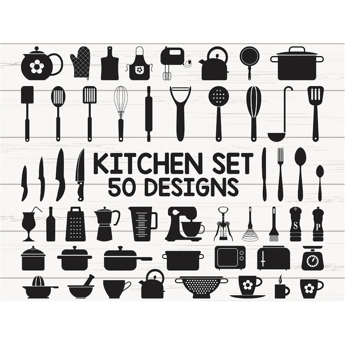 Kitchen SVG/ Cooking SVG/ Kitchen Clipart/ Cooking Utensils | Inspire ...