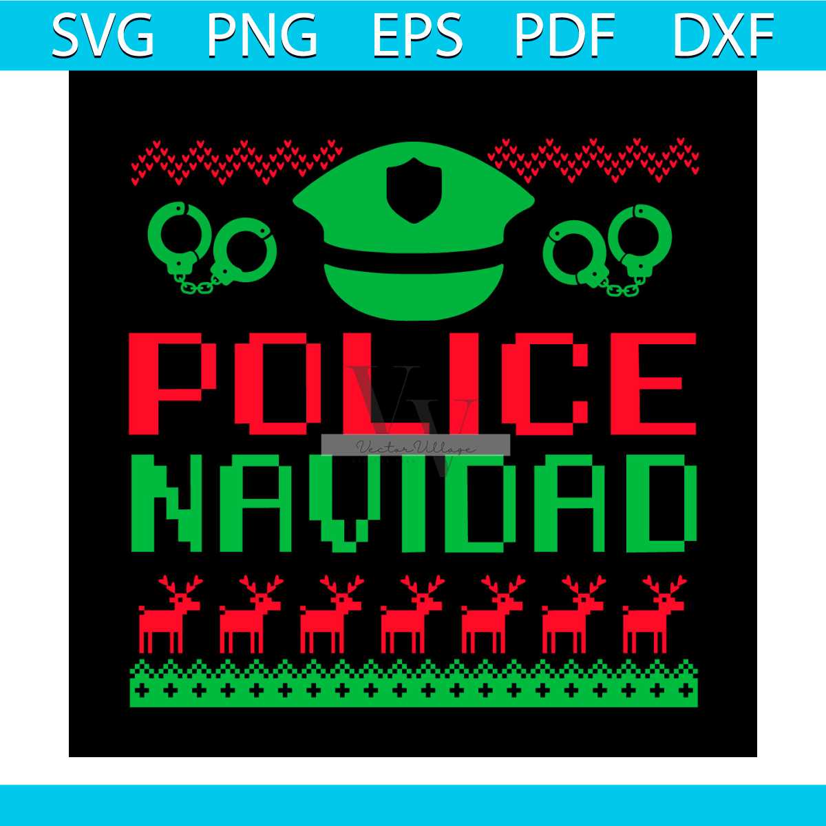 Christmas Police Navidad Svg, Christmas Svg, Merry Christmas - Inspire ...