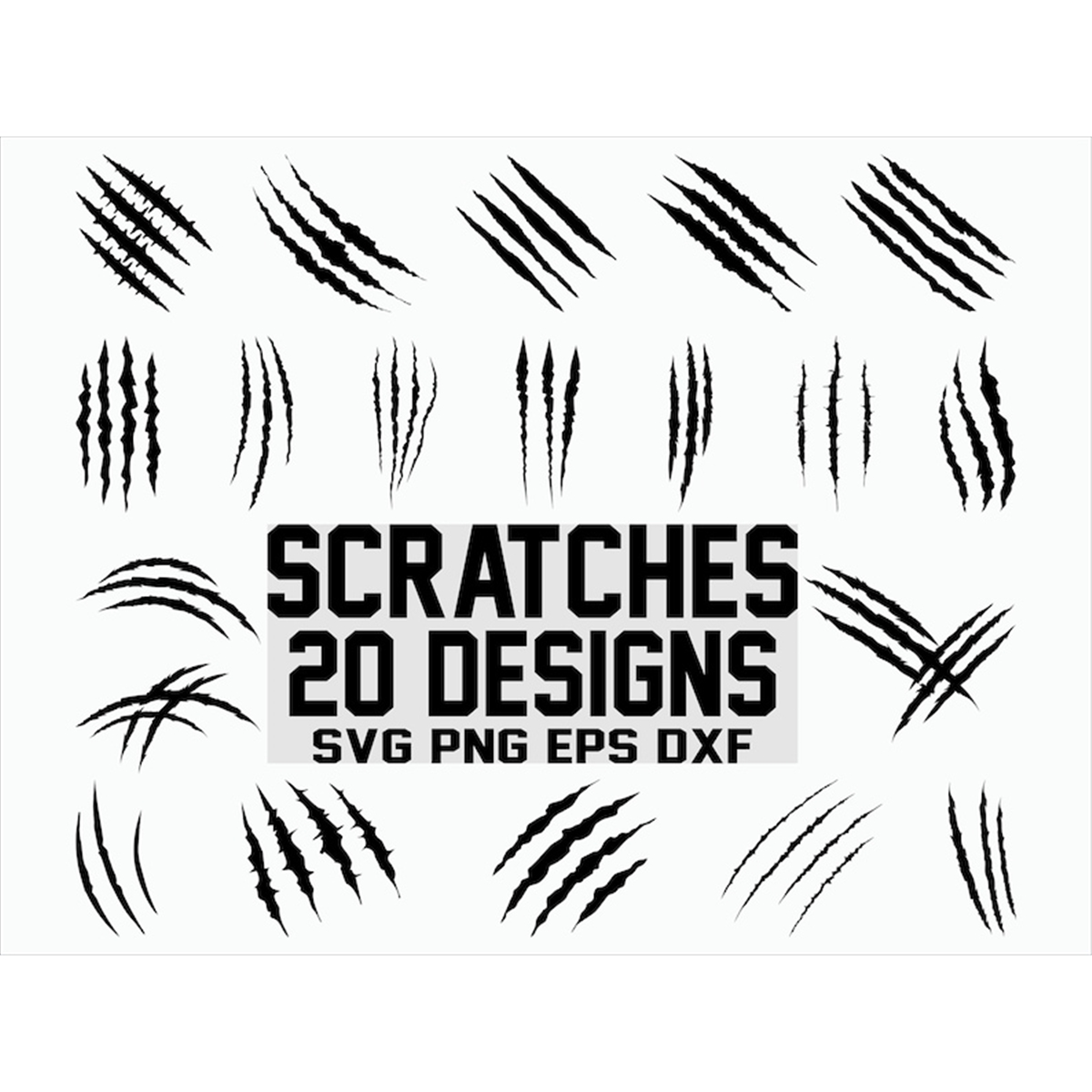 Scratches SVG/ Jurassic Park SVG/ Cat SVG/ Clipart/ Cut File | Inspire ...