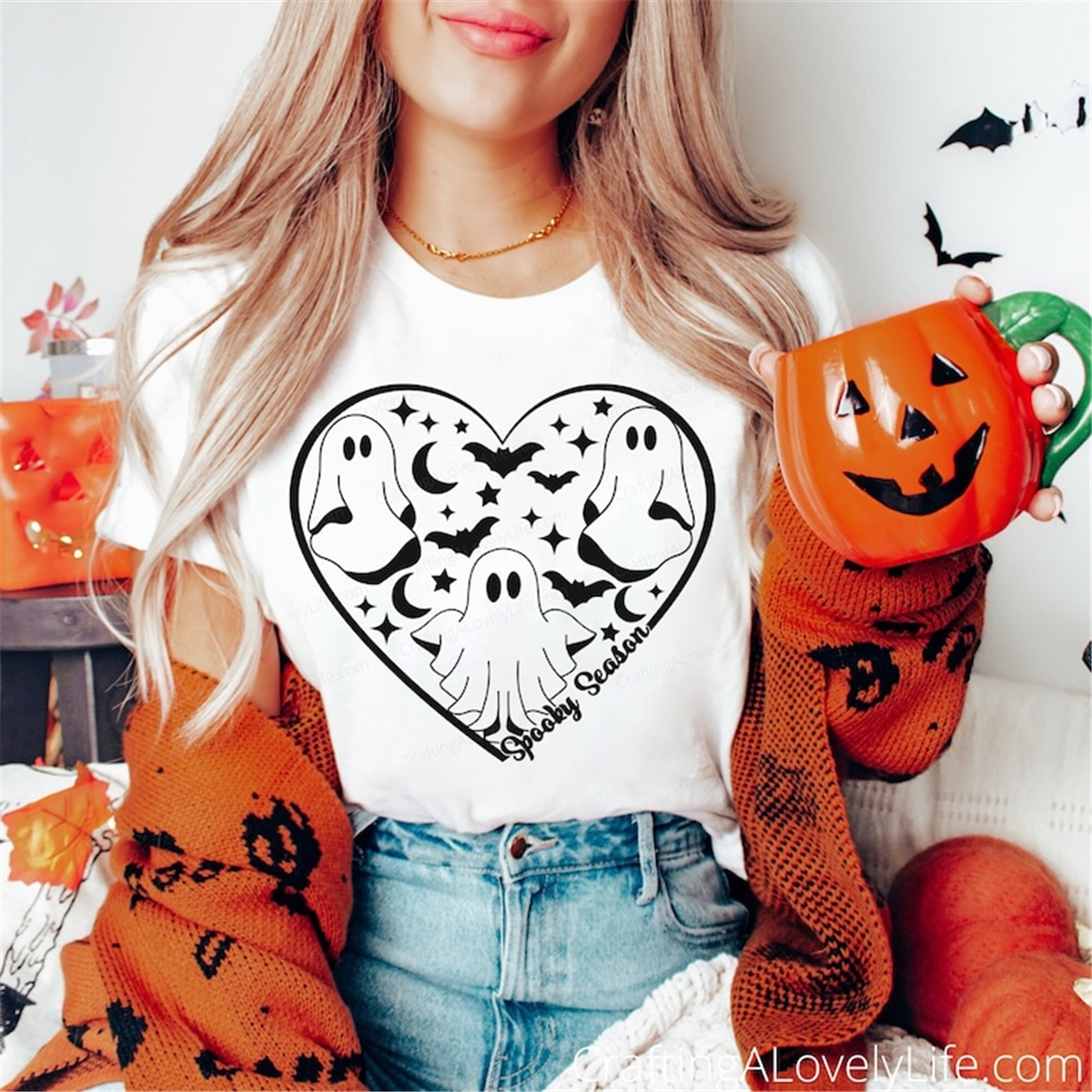 Ghost svg, Ghost Heart svg, Spooky Season svg, Stay Spooky s | Inspire ...