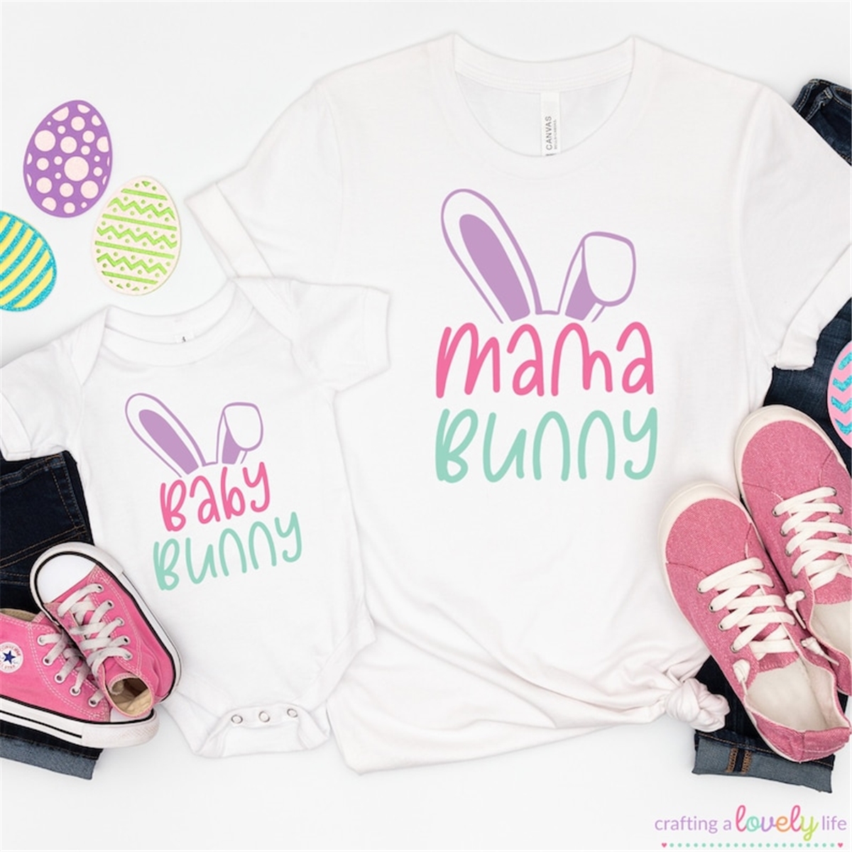 Mama Bunny svg, Baby Bunny svg, Easter svg, Easter svg Files | Inspire ...