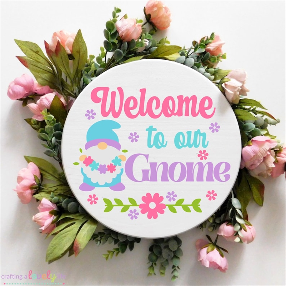 Welcome to our Gnome svg, Spring sign svg, Spring door sign - Inspire ...