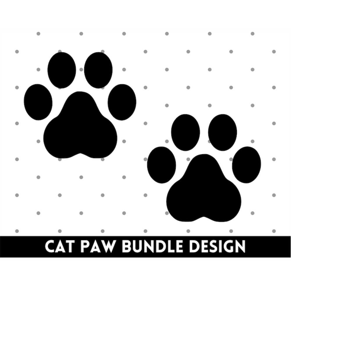 Cat Paw SVG, Paw Svg, Pet Paw svg, Animal Paw Svg, Cat Paw C | Inspire ...