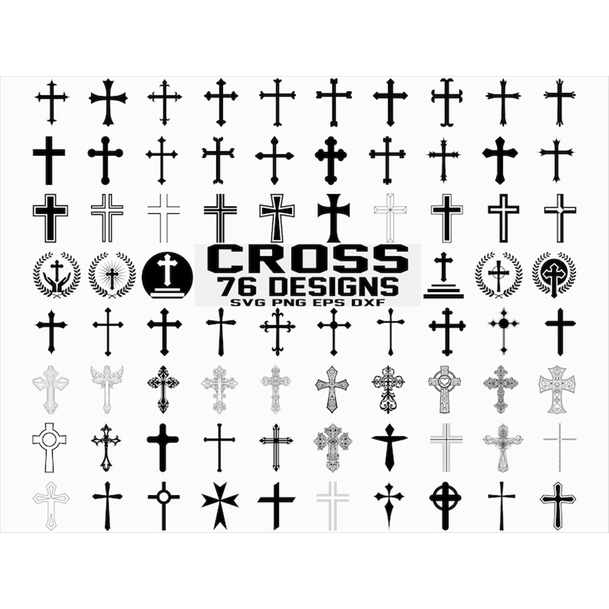 Cross svg file/ Cross clipart/ Crosses svg file/ Halloween s - Inspire ...