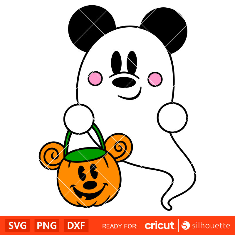 Ghost Mickey Mouse Svg, Trick or Treat Svg, Halloween Svg, D - Inspire ...